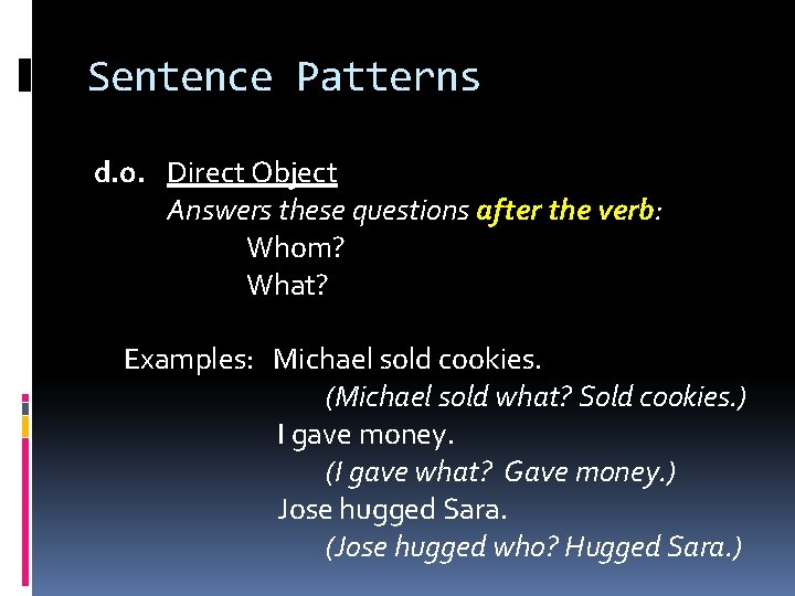 Language Arts BOOT CAMP Parts of Speech Noun