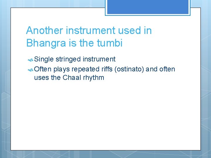 Rhythms of the World CB 2019 To Do