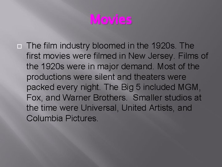 1920 s The Good The Bad And the