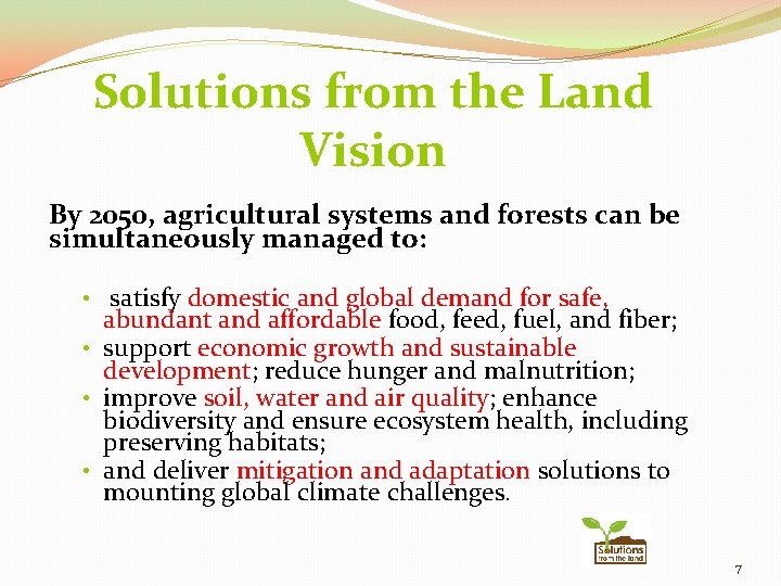 Climate Smart Agriculture A New Vision Model for