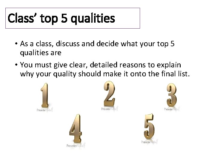 Lesson 5 Learning Objectives To explore the importance