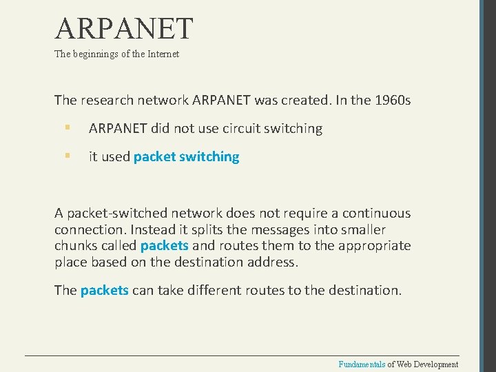How the Web Works Chapter 1 Fundamentals of