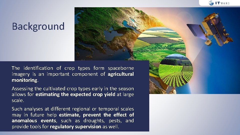 Satellite Image Based Crop Type Identification AIBased Agricultural