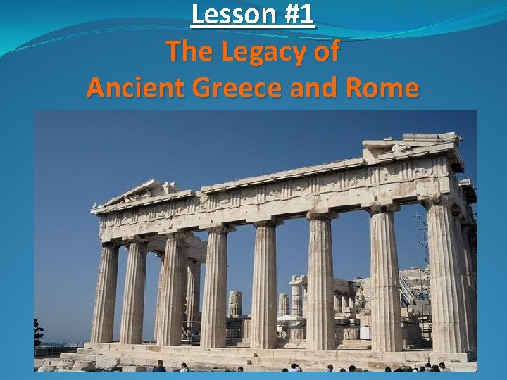 Module 1 Prologue The Rise of Democratic Ideas