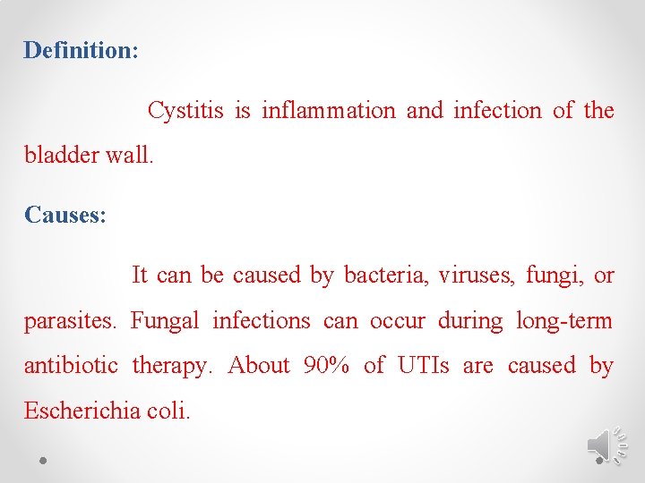 Cystitis By Dr Mona Mohammed Urinary tract infections