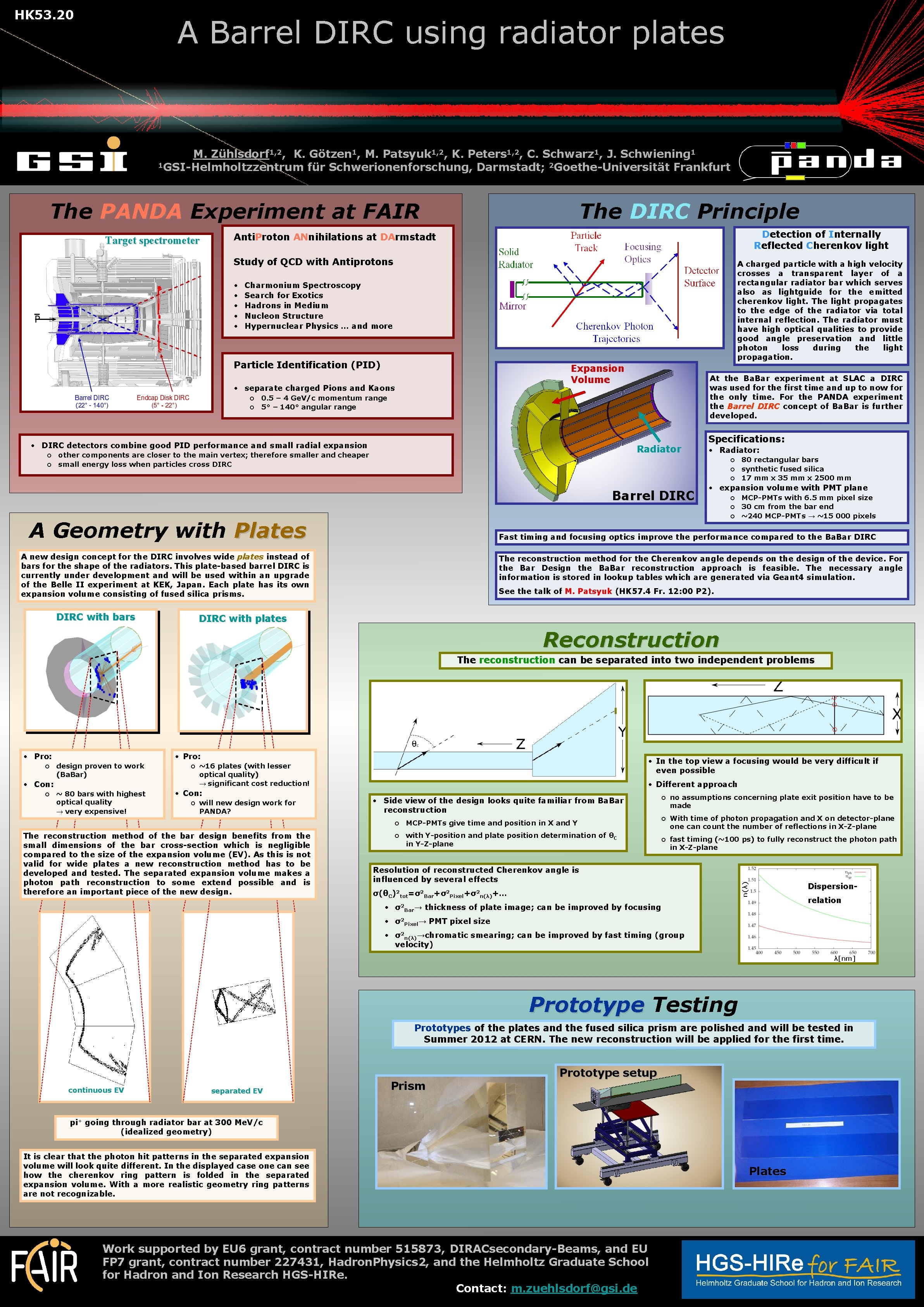HK 53 20 A Barrel DIRC using radiator