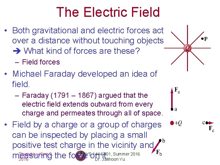PHYS 1441 Section 001 Lecture 4 Thursday June