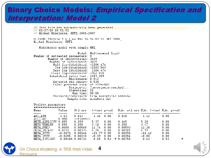 Topic Interpretation Presented By Rajesh Paleti Parsons Brickerhoff