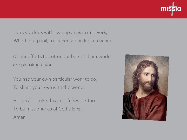 Catholic Social Teaching Dignity of Work The Lord