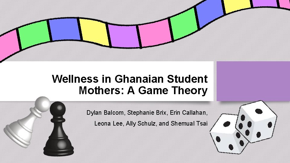 Wellness in Ghanaian Student Mothers A Game Theory