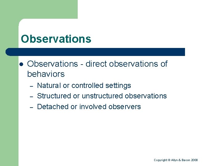 Types of Educational Measures Chapter 7 This multimedia