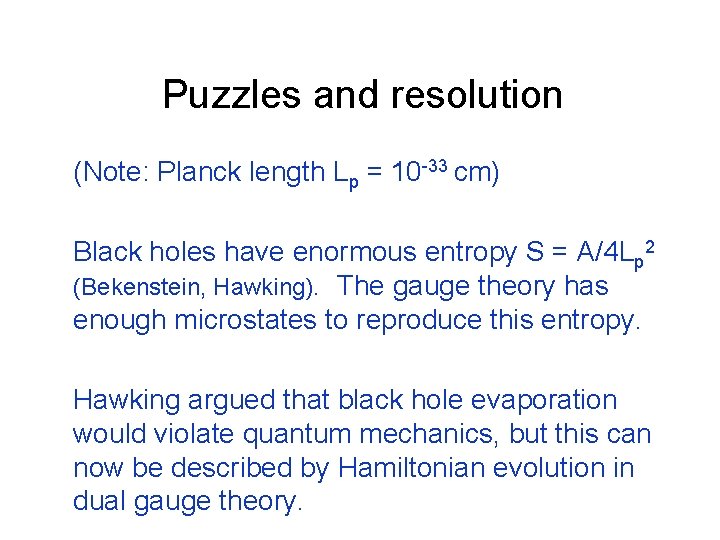 Remarkable power of Einsteins equation Gary Horowitz UC