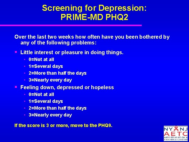 Depression as a Medical Comorbidity of HIV Infection