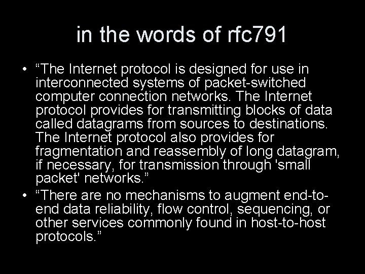 LIS 508 lecture 10 Ethernet and TCPIP Thomas