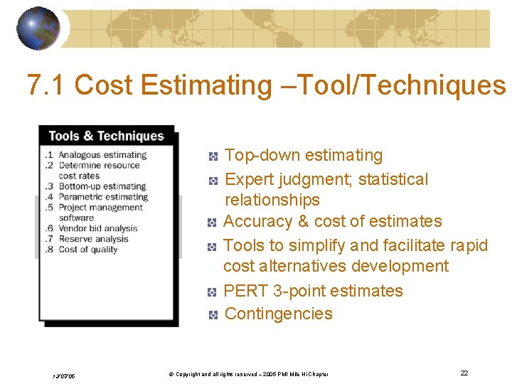 7 Project Cost Management PMP Prep Course Based