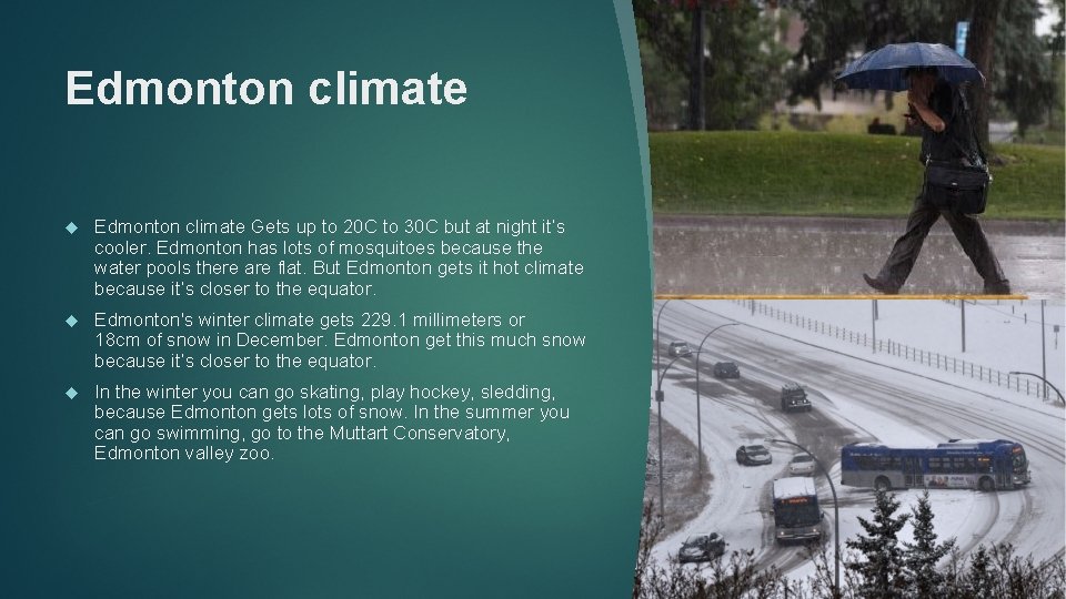 Whats the word around town EDMONTON Edmonton landform