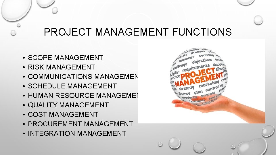 PROJECT MANAGEMENT Understanding Project Management principles NOVEMBER ...