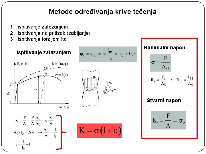 Teoretske osnove tehnologije plastinog deformisanja Parametri procesa ...