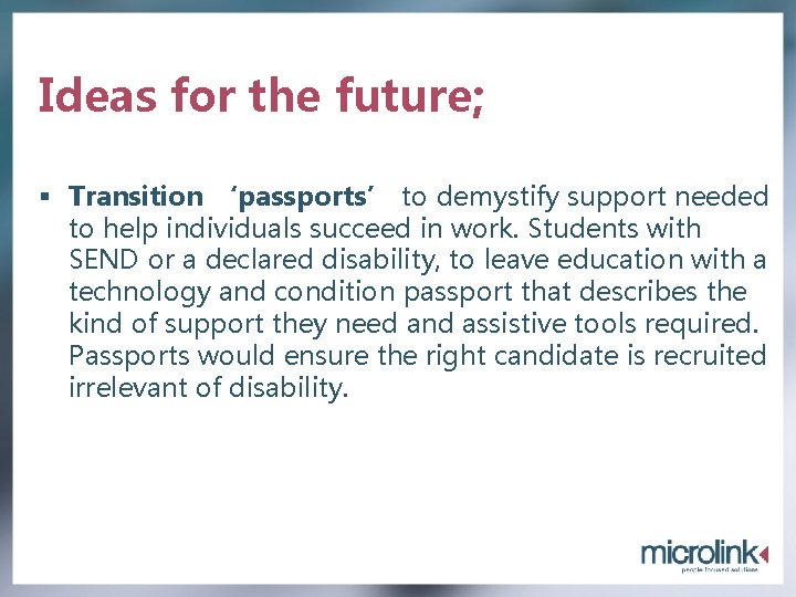 Transitioning into the workplace What is the problem