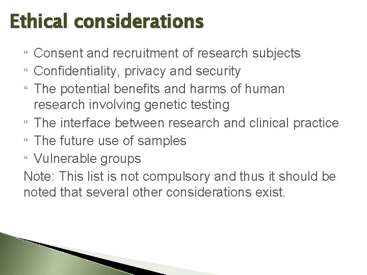 Objective 3 3 Discuss ethical considerations in research