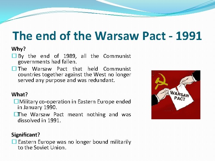 Why did Communism collapse in Eastern Europe in