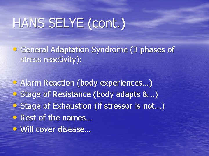 CHAPTER 1 What is Stress Who Experiences Stress
