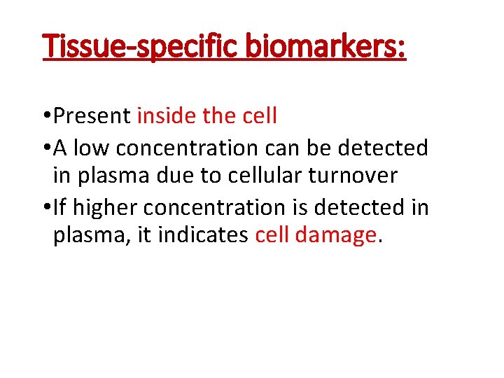 Biochemical markers for diagnosis of diseases and follow