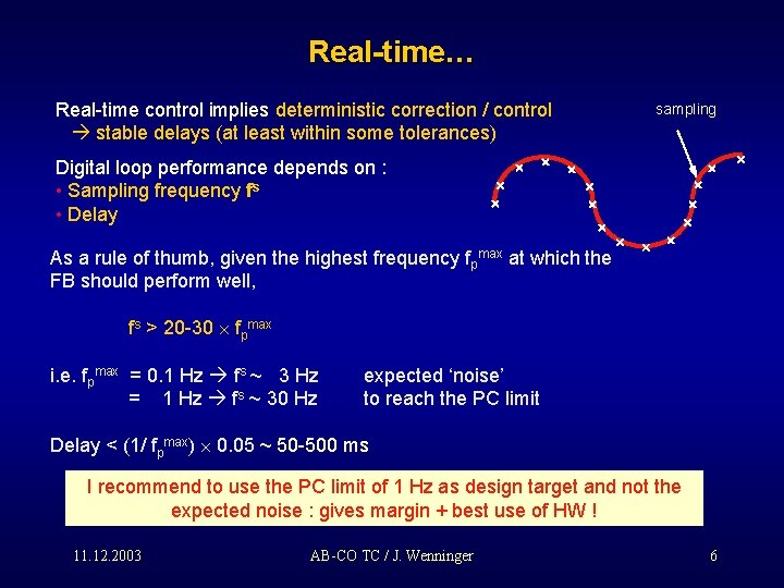 Realtime orbit control the LHC Summary of the