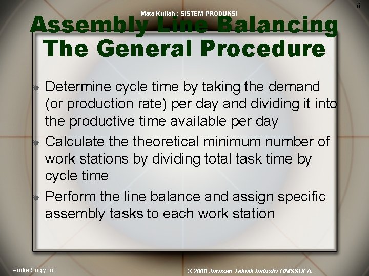 1 Mata Kuliah SISTEM PRODUKSI Chapter 7 Assembly