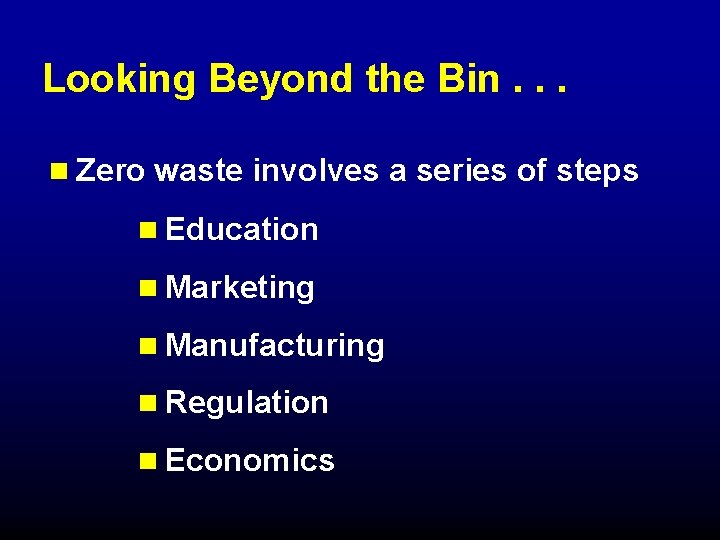 Southern California Emerging Waste Technologies Forum Randall Neudeck