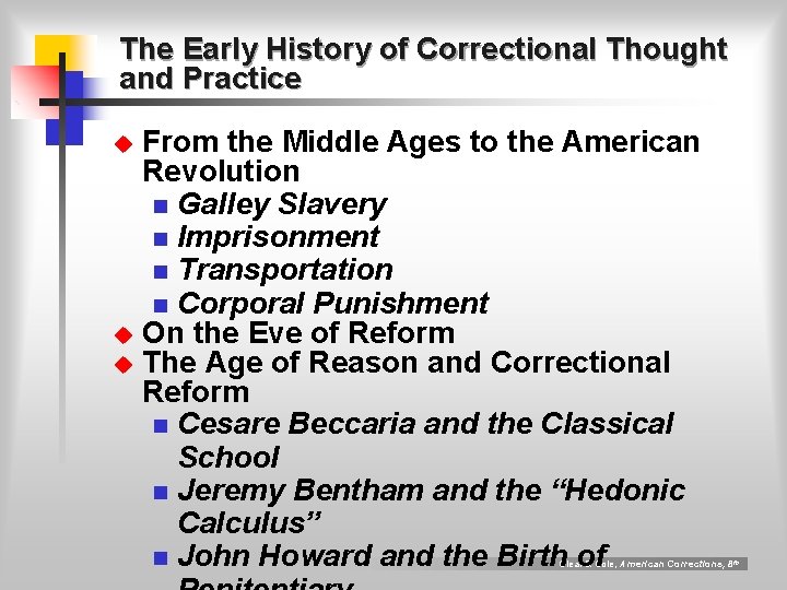 Chapter 2 The Early History of Correctional Thought