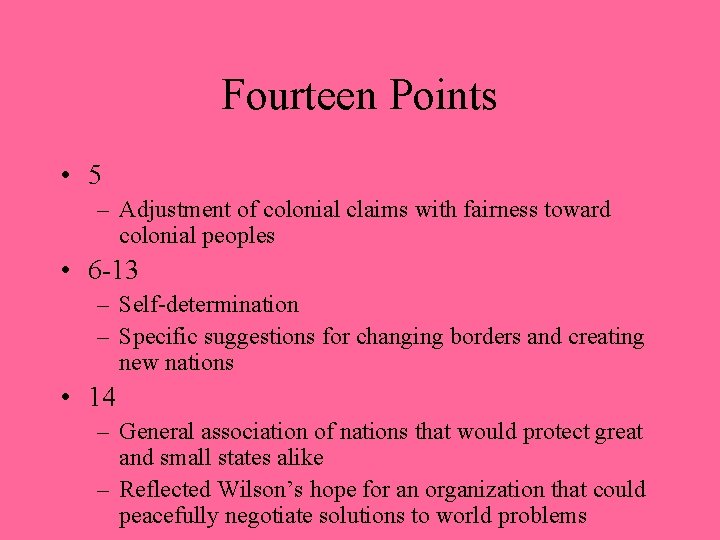 A Flawed Peace The Big Four Woodrow Wilson