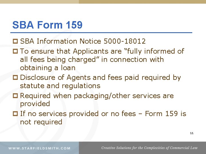 WPASGL Quality Circle 2019 SBA Lending 2019 Update