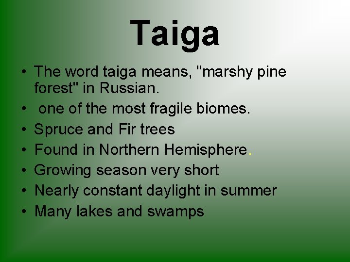 Biomes Notes What is the difference between a