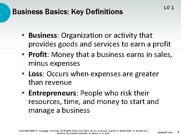 1 Business Now Change Is the Only Constant