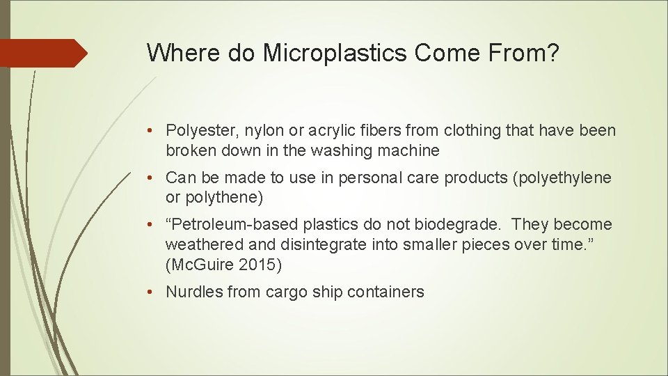 Interdependence of the Environment and Public Health Microplastics