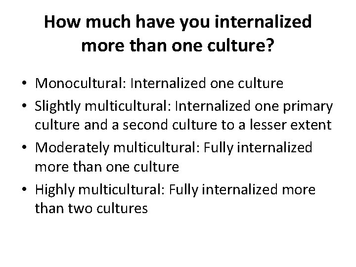 Multiculturalism How Multicultural are you Take the HBR