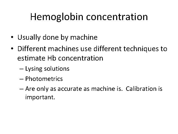 The Complete Blood Count Clinical Pathology K Canga
