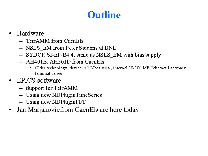 quad EM New Beam Position Monitor Electrometer Hardware