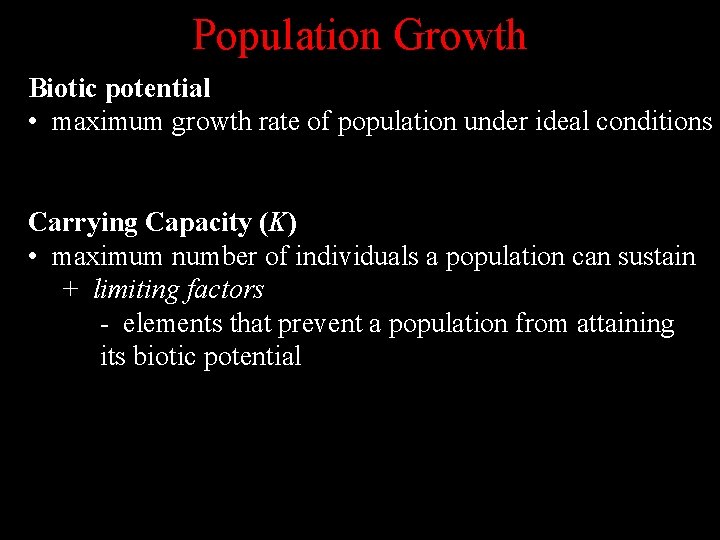 Unit II Ecology and Animal Behavior Ecological interactions