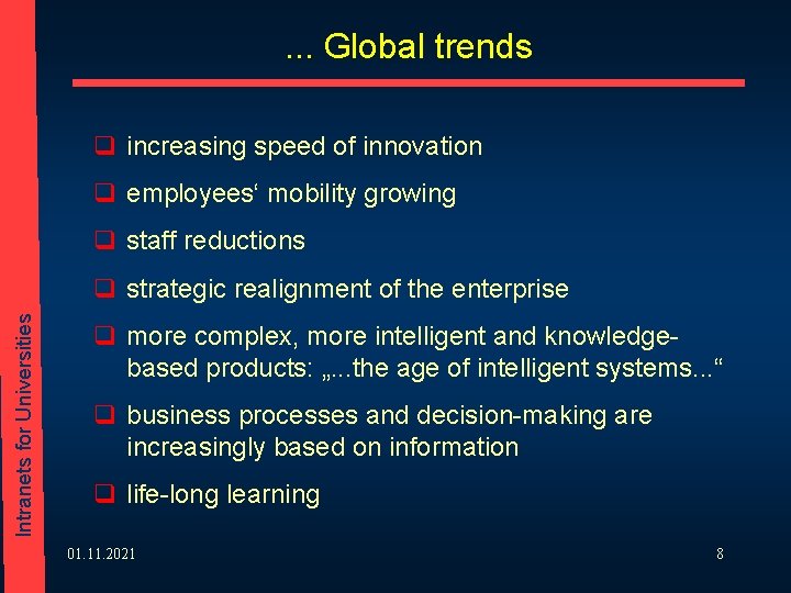 Intranets for Universities The Next Big Step 01