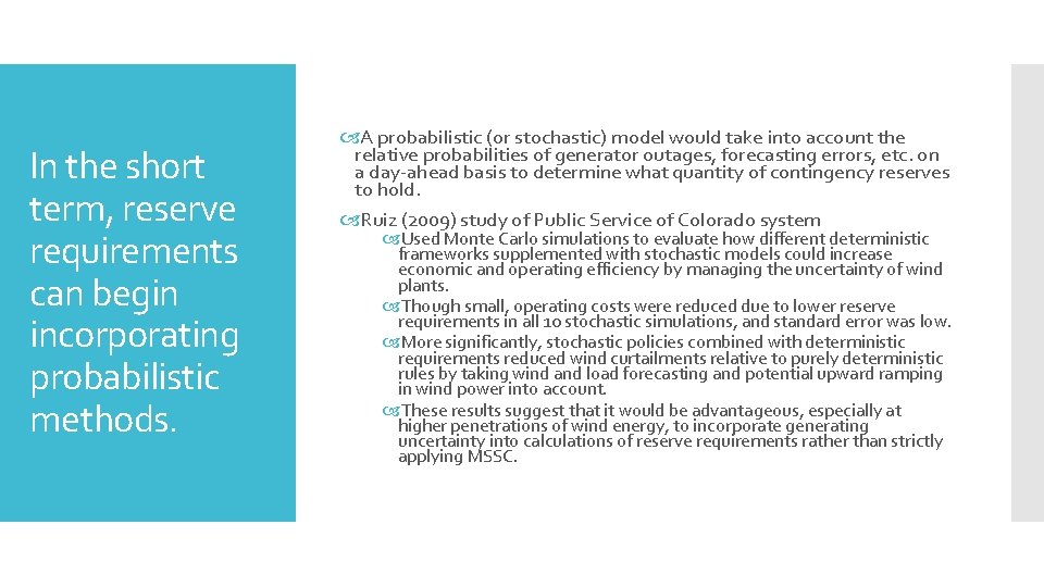 Contingency Reserves for the Changing Bulk Power System
