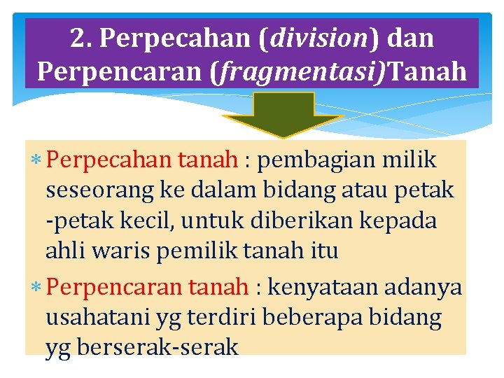 VI Tanah dalam produksi pertanian 1 Tanah sebagai