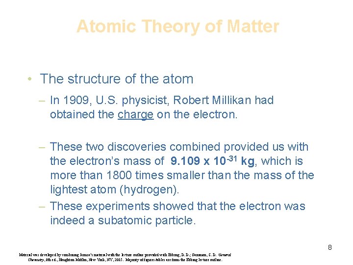 Section 2 Atoms Elements Molecules Ions and Compounds