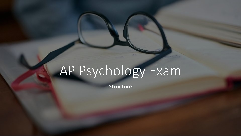 AP Psychology Exam Structure How Is the AP