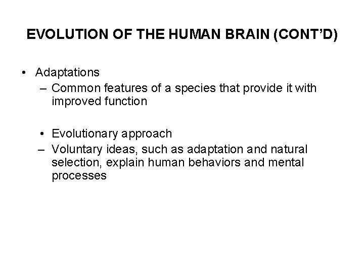 Module 4 Incredible Nervous System GENES EVOLUTION Genetic