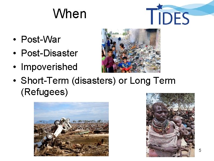 STARTIDES Sustainable Support to Stressed Populations September 2009