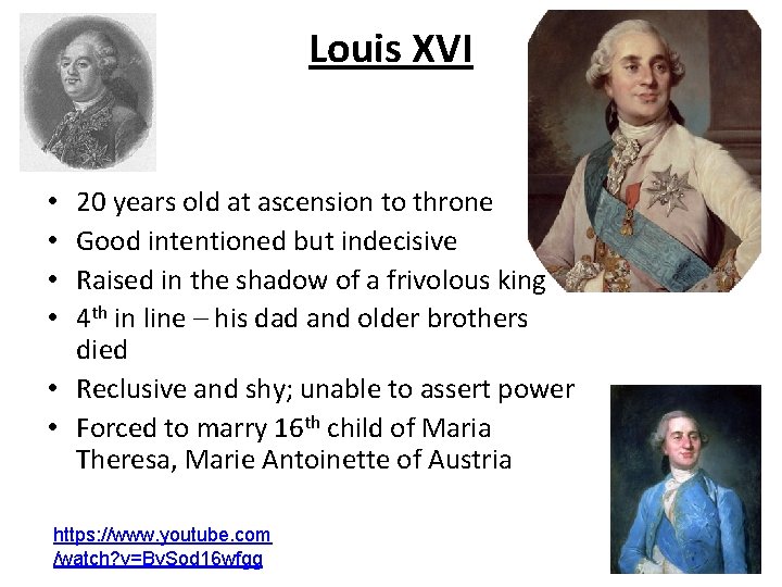 European history The Causes of the FRENCH REVOLUTION