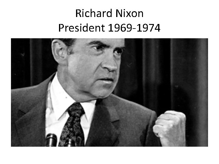 The Nixon Presidency An Imperial Presidency A term