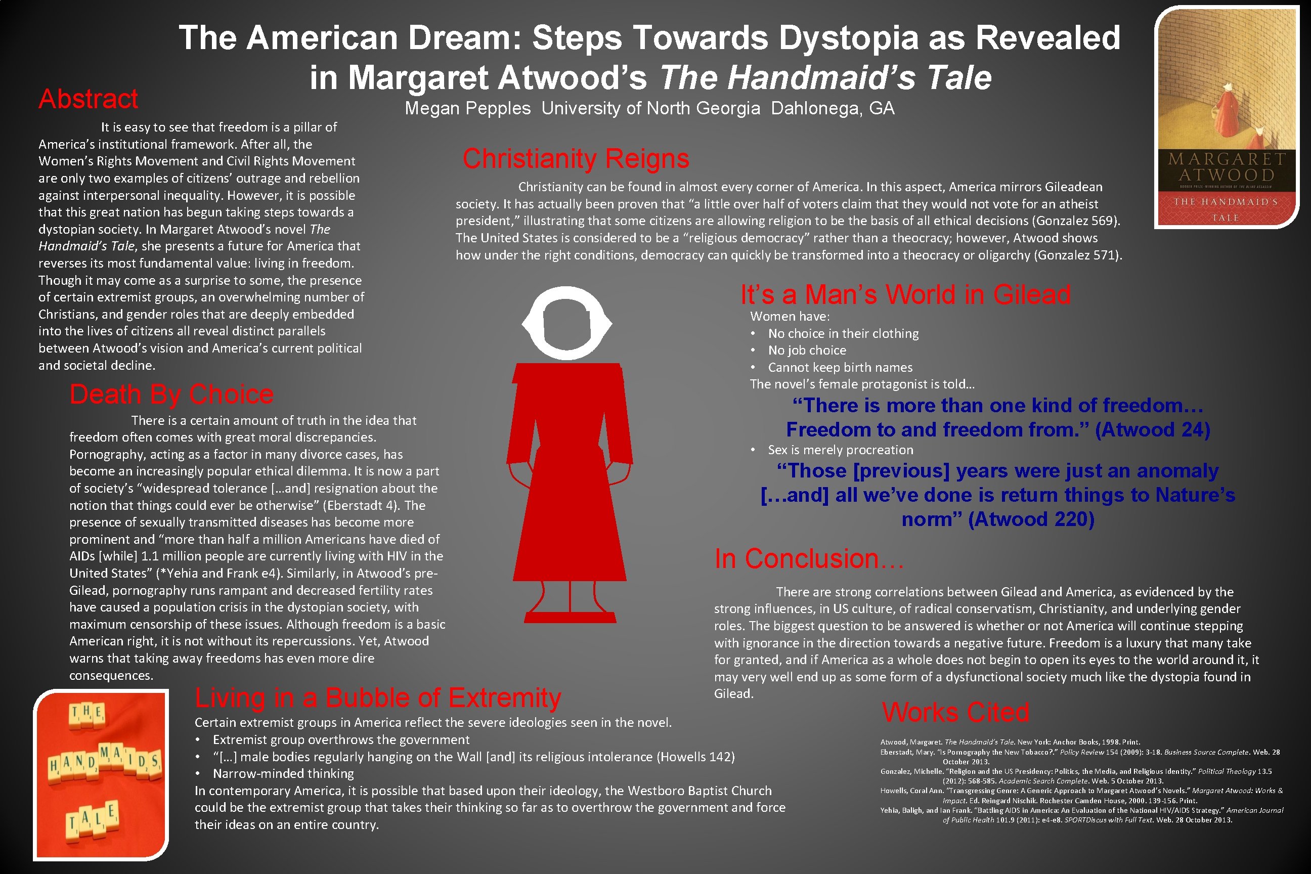 Abstract The American Dream Steps Towards Dystopia as